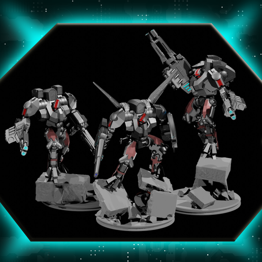 🎲 Exosquad・ 3D File for 3D printing・Cults