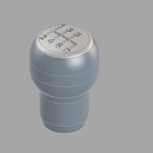 🛞 LED Shift Knob・ STL File for 3D printing・Cults