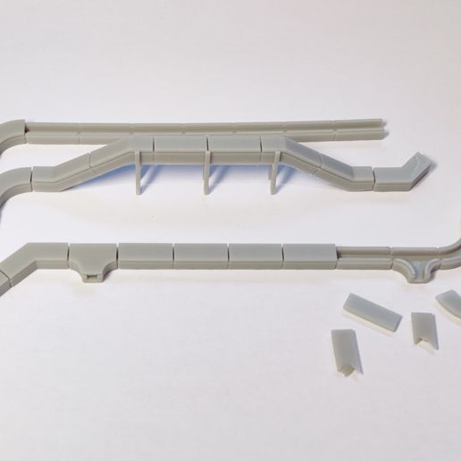 3D file Model Railway Concrete Trunking 🛤️ ・3D printer model to ...