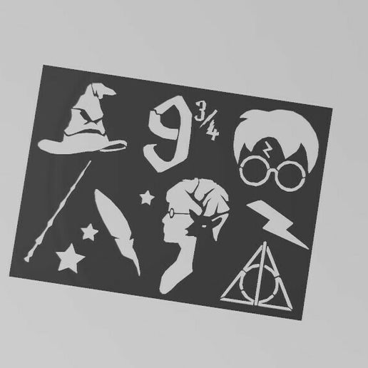hogwarts stencil