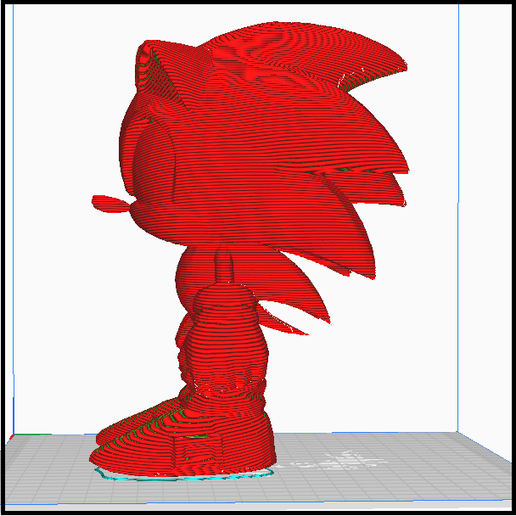 🎮 Sonic chibi・ STL File for 3D printing・Cults