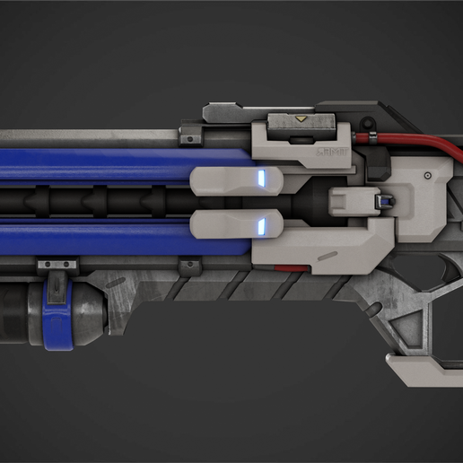 🫡 Overwatch Soldier-76 Rifle for Cosplay・ STL File for ・Cults