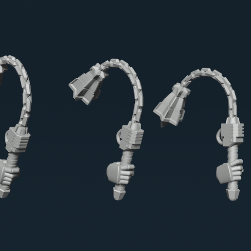 🛰 Space Marine Power Flails・ 3D File for 3D printing・Cults