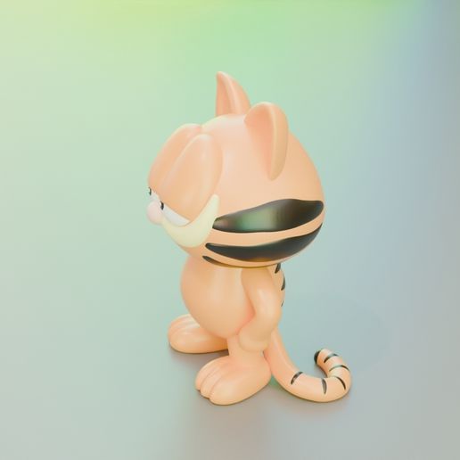 🎁 GARFIELD・ STL File for 3D printing・Cults