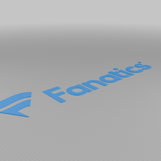 Free 3D file Fanatics Logo 🚩 ・3D print design to download・Cults