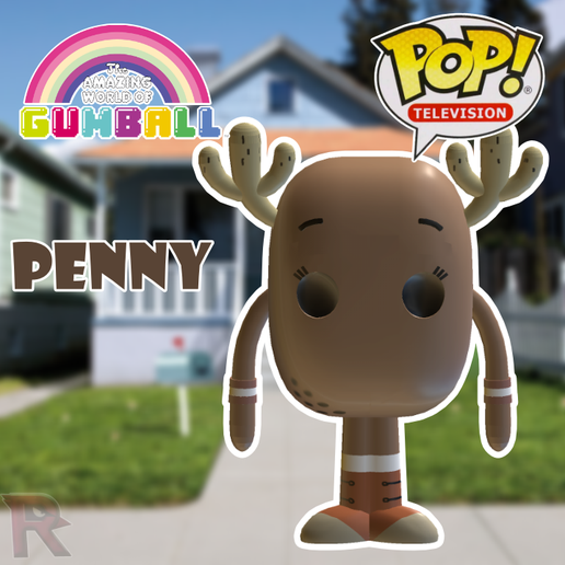🗺️ Penny Funko Pop! The Amazing World of Gumball・Free STL File for 3D ...
