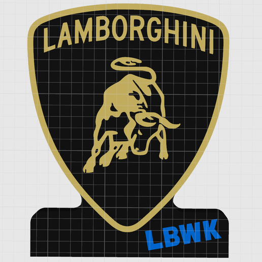 🚶 Lamborghini LBWK Liberty Walk Boîte à lumière・Fichier 3MF pour ・Cults