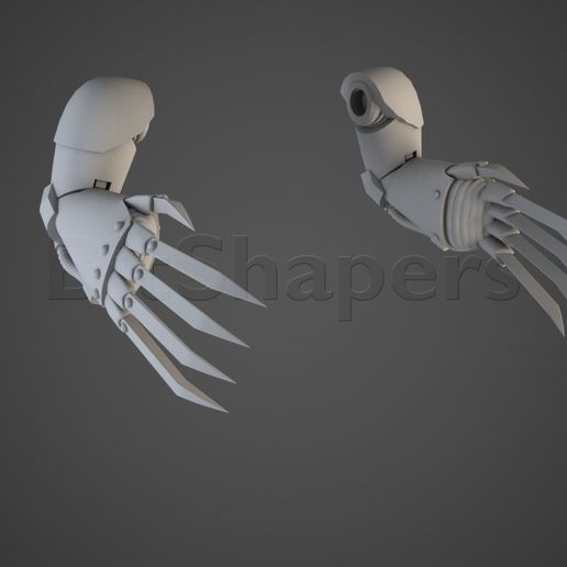 🌩️ Primaris Scale Lightning Claws・ OBJ File for 3D printing・Cults