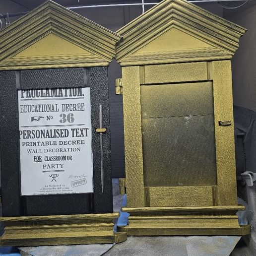 🖼️ Proclamation frame Harry Potter・ 3MF File for 3D printing・Cults