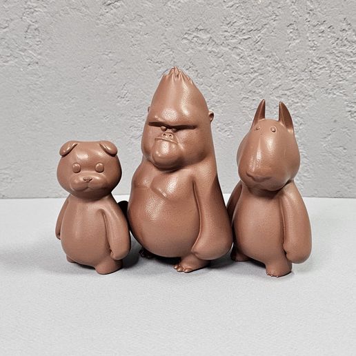 STL file FUNNY GANG (part1) 🦍 ・3D printing design to download・Cults