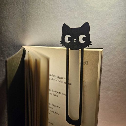 🐱 Cat bookmark・ STL File for 3D printing・Cults