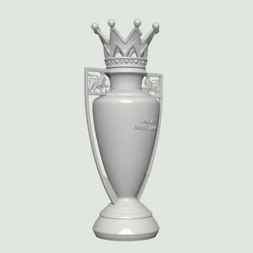 🏆 Liverpool logo with the Premier League trophy on the king's throne ...