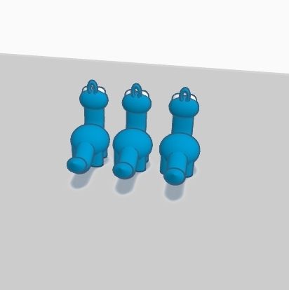 Free STL file Dino key chain 🦖 ・3D print design to download・Cults