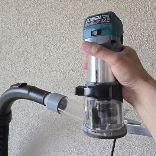 🔧 Palm Router to Vaccum Adapter・ STL File for 3D printing・Cults