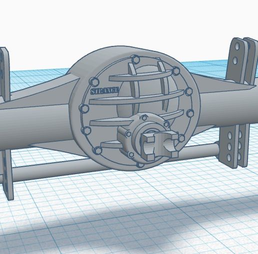 🚙 1/24 scale Ford 9" Drag racing rear end・ STL File for 3D printing・Cults