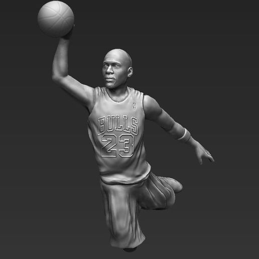 🇯🇴 Michael Jordan figurine for 3D printing・ 3D File for 3D printing・Cults