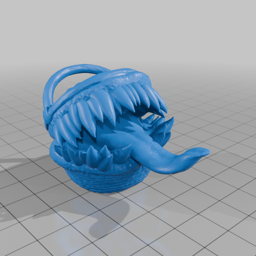 🧺 Easter Basket Mimic 17mm+ (DND / TTRPG)・Free 3D File for ・Cults