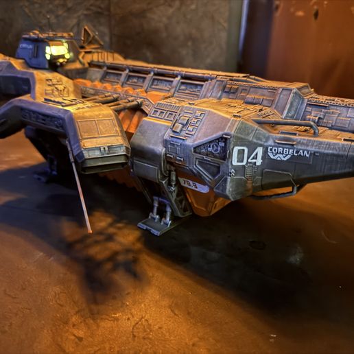 3D printed USCSS Corbelan IV | Alien Romulus | spacecraft 3d print ...
