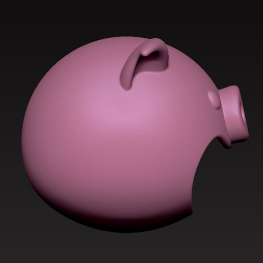🐖 Pig Head Figurine・ STL File for 3D printing・Cults