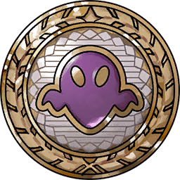 👻 Ghost Badge Paldea Ryme Pokemon・ STL File for ・Cults