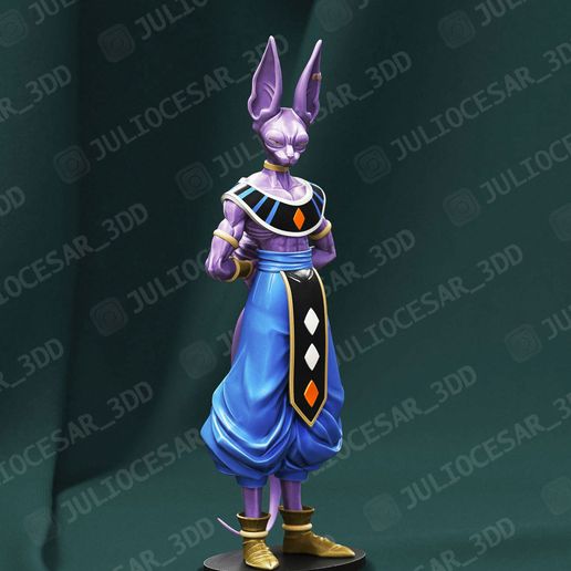 🐉 Dragon ball - Beerus sama・ 3D File for ・Cults