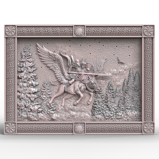 3D file 3D Model STL File for CNC Router Laser & 3D Printer Valkyrie 📁 ...