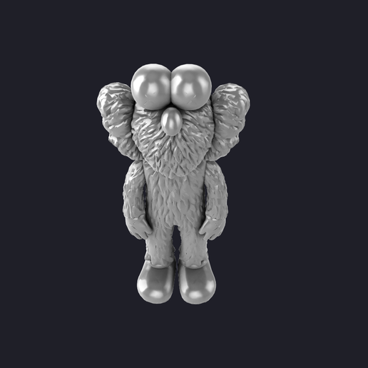 🎨 KAWS ELMO 3D MODEL・ 3D File for 3D printing・Cults