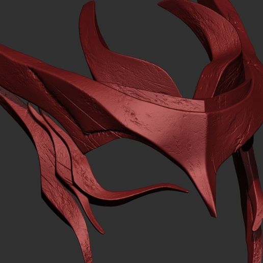 🗡️ Yone Realistic Demon Headpiece - League of Legends Cosplay・ STL File ...