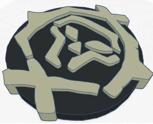 🥠 Sea of Thieves - Fort Of Fortune Key・Free 3D File for ・Cults