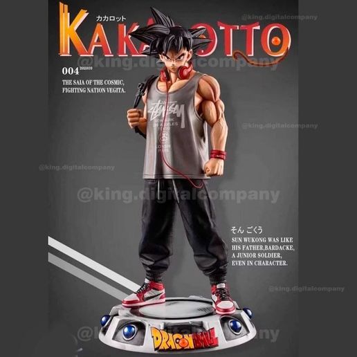 🐉 STL Premium - Dragon Ball - Kakaroto Goku Gym・ 3D File for 3D ...