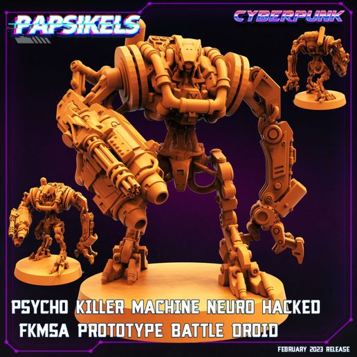 Archivo 3D PSYCHO KILLER MACHINE NEURO HACKEADO FKMSA PROTOTIPO DE ...