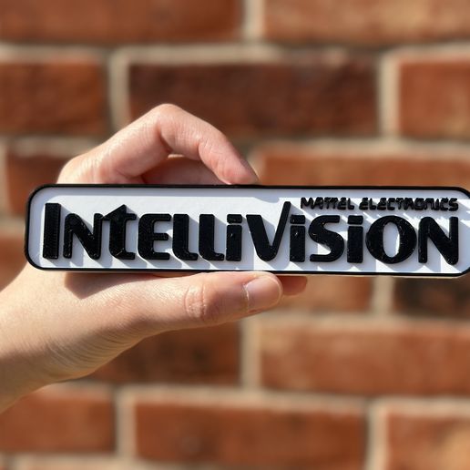 Archivo STL IntelliVision Logo 🎲 ・Objeto imprimible en 3D para ...