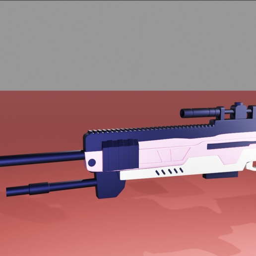 🔫 Nikke Alice gun・ STL File for ・Cults