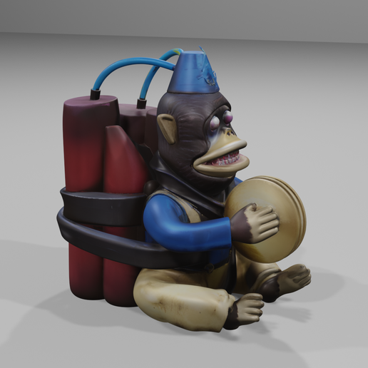 🐒 Monkey Bomb from Call of Duty・ STL File for 3D printing・Cults