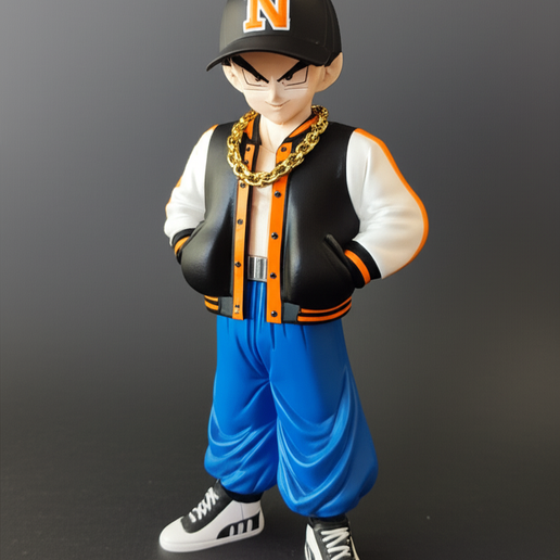 👾 GOKU Urban Style v2・ STL File for 3D printing・Cults
