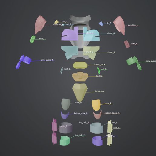 🎬 Feyd-Rautha Harkonnen armor from Dune・ 3D File for 3D printing・Cults
