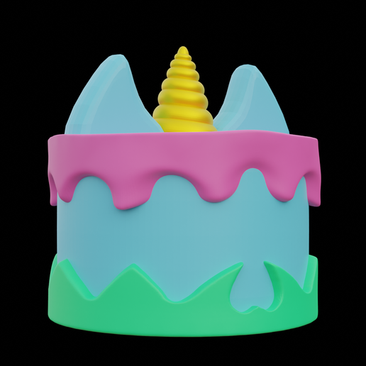 🍰 Squishy V2 Cake・Free STL File for ・Cults