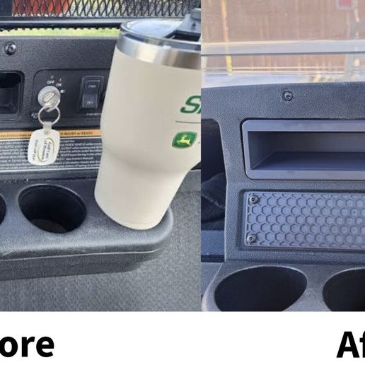 🚗 EZGO TXT console conversion・ 3MF File for 3D printing・Cults