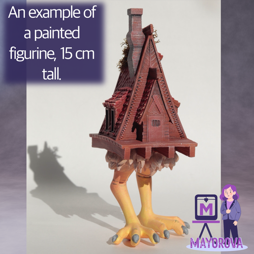 🛖 Baba Yaga's Hut on Chicken Legs - 3D Printable Model・ STL File for 3D ...