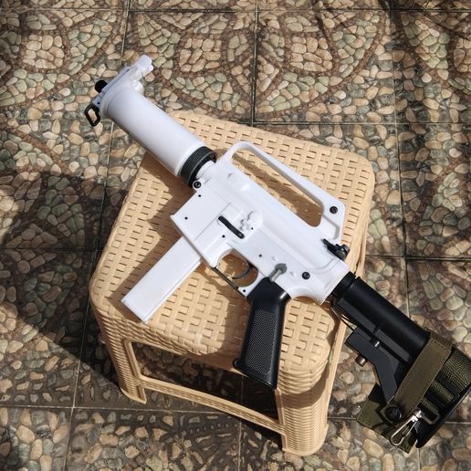 🔫 C-RO633 "DOE" Body Kit (for M16A1 AEGs) - Revamped・ STL File for 3D ...