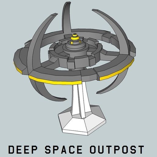 🖖 MicroFleet Starbases and Outposts Pack・ 3D File for ・Cults