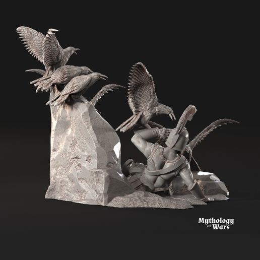 3D file 2x Flock of Crows | Zeus | Mythology at Wars 🦸 ・Design to ...