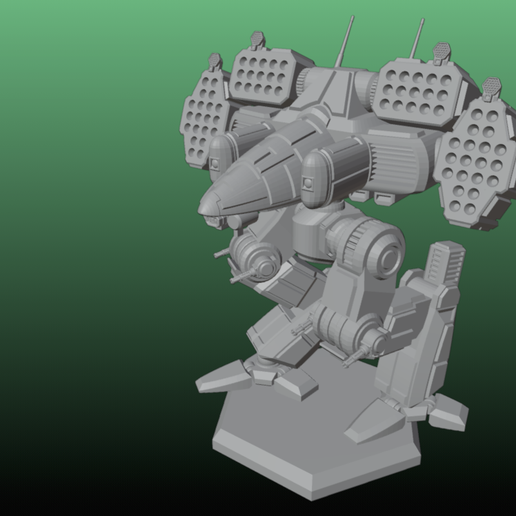🧸 Viking Battlemech・Free 3D File for ・Cults