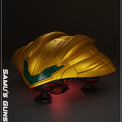 🚢 Metroid - Samu's Gunship・ STL File for 3D printing・Cults