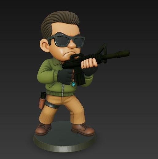 🔫 counter strike 1.6 cs half life chibi complete collection X 8・ STL ...