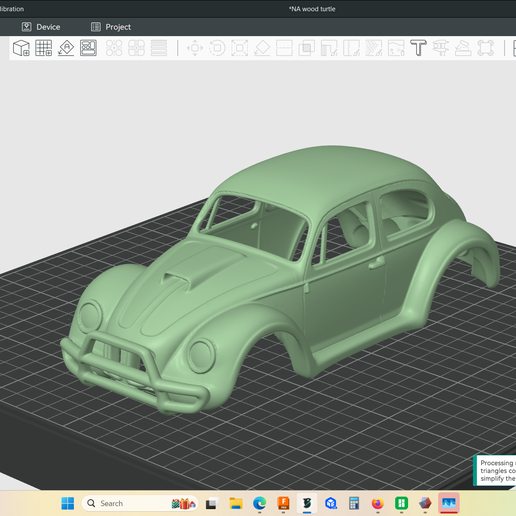 🐛 1970's era VW Baja Bug, beetle, off road body shell・ STL File for 3D ...