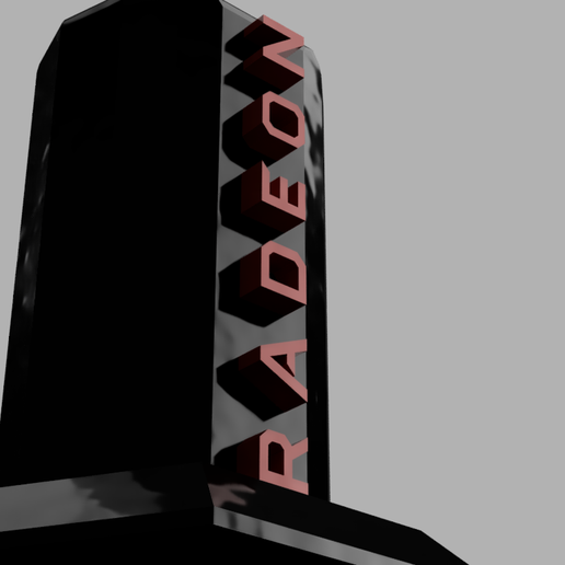 Archivo STL Soporte Radeon para tarjeta gráfica | Radeon GPU Support 👌 ...