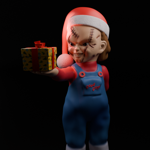 🫵 Are you seeing things? - Christmas tree ornament - Chucky・ STL File ...