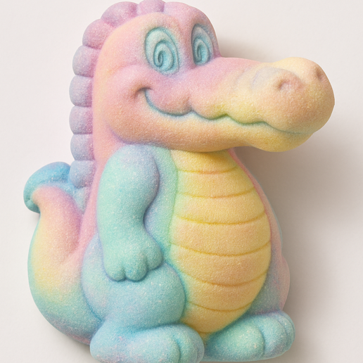 🐊 Crocodile, BATH BOMB MOLD , Hybrid Mold・ 3D File for 3D printing・Cults