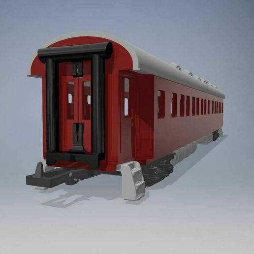 🌆 Lima HO SAR Transkaroo Passanger coach・Archivo STL para ・Cults